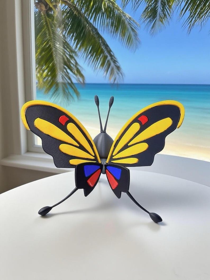 Beautifly Pokémon 3D Model – Multi-color, Split Wing STL (digital ...