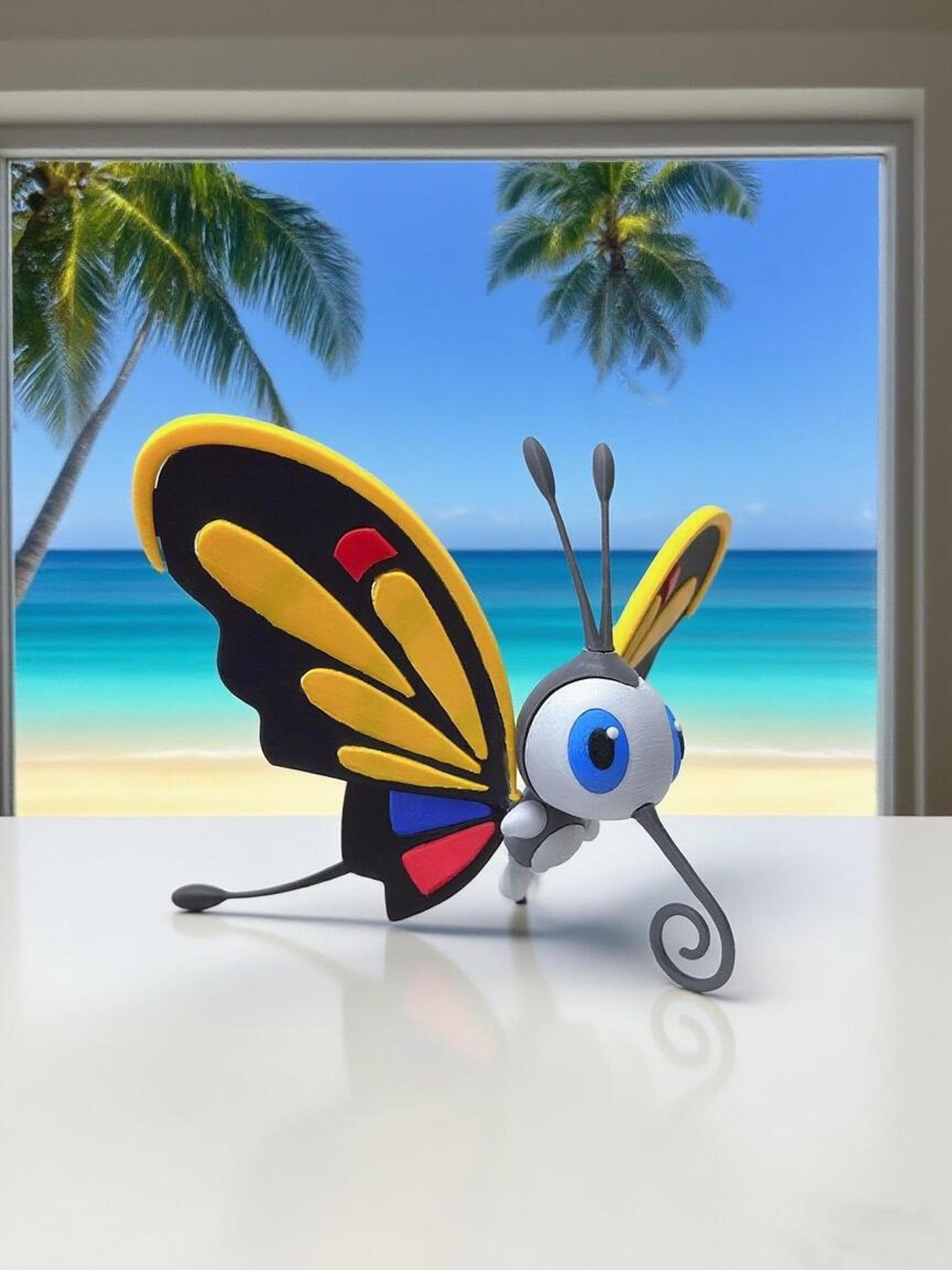 Beautifly Pokémon 3D Model – Multi-color, Split Wing STL (digital ...
