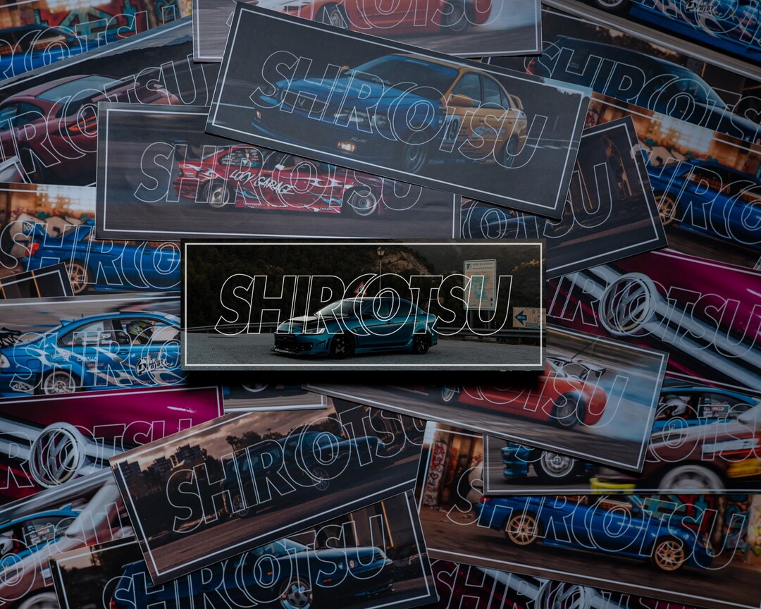 JDM Car Photography Sticker Pack | Glossy, Matte and Holographic ...