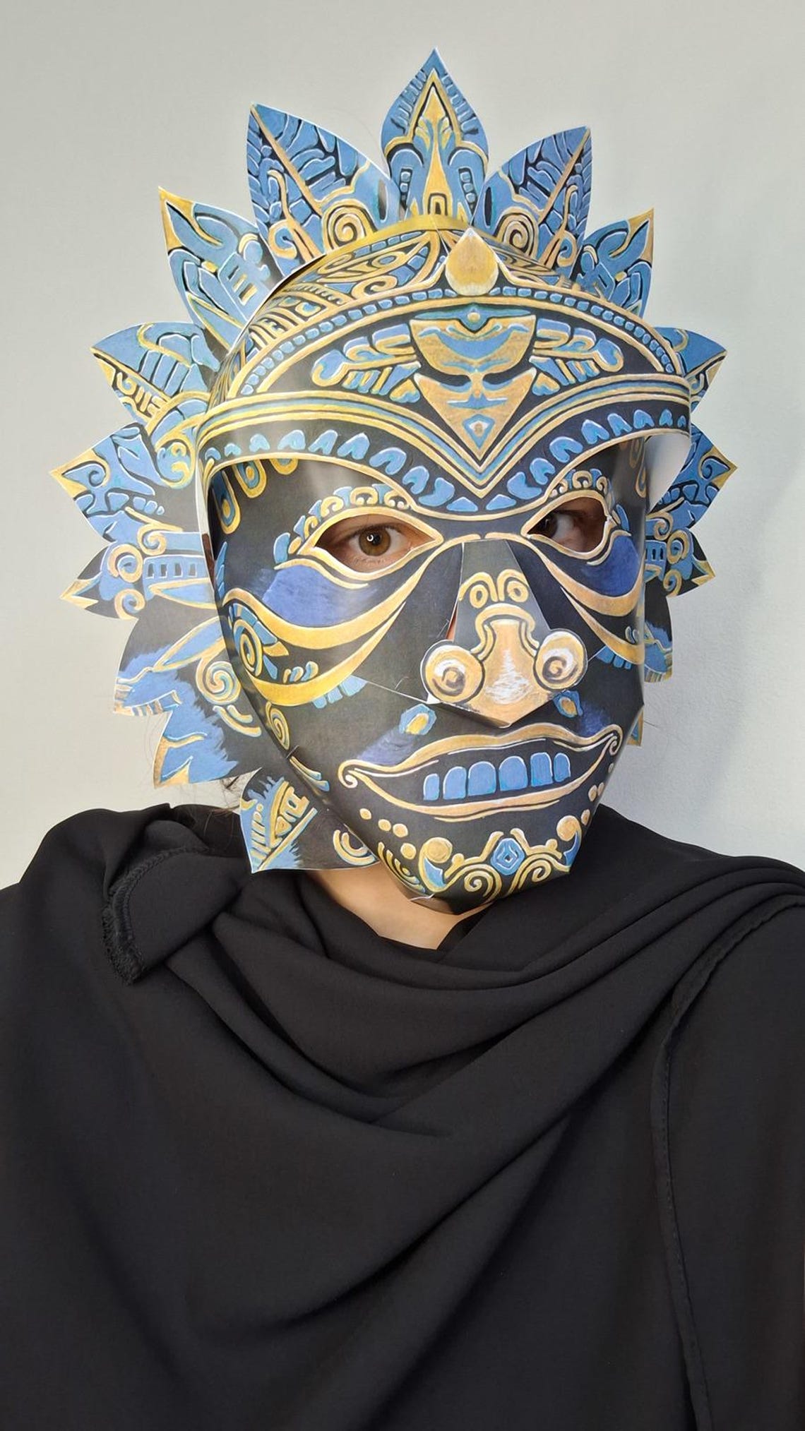 Aztec Mask Pdf DIY Paper Template - Etsy