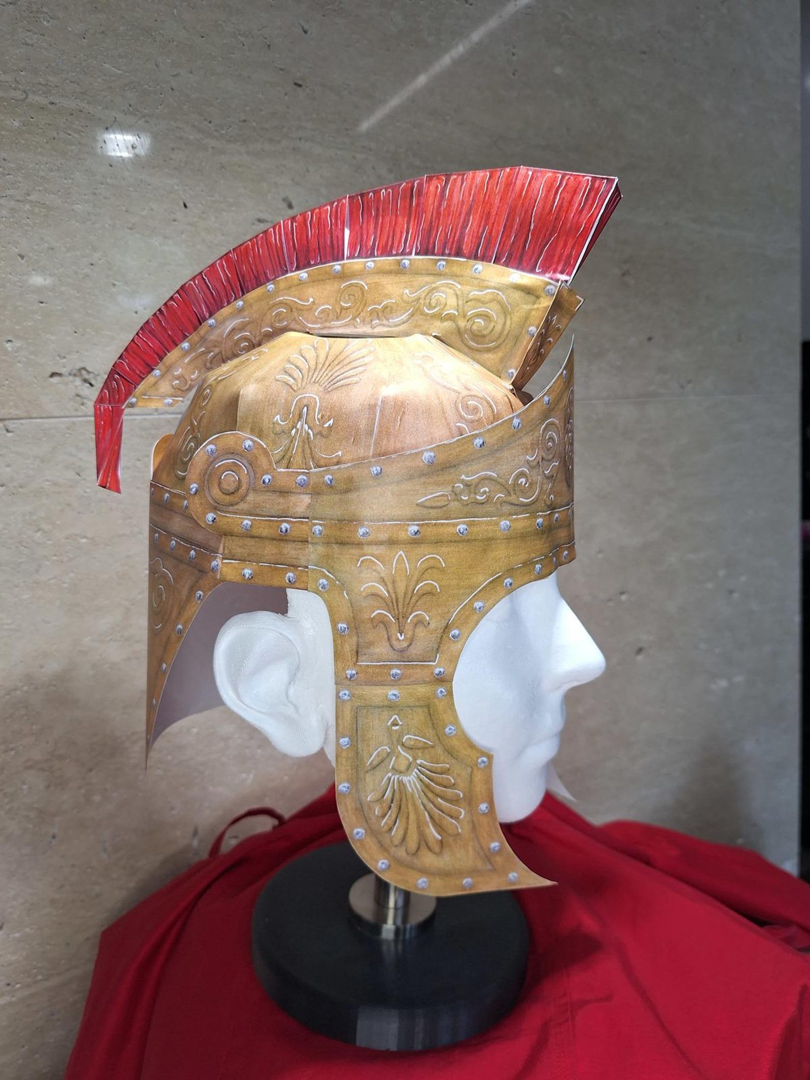 Roman Praetorian Helmet Mask Pdf DIY Paper Template - Etsy