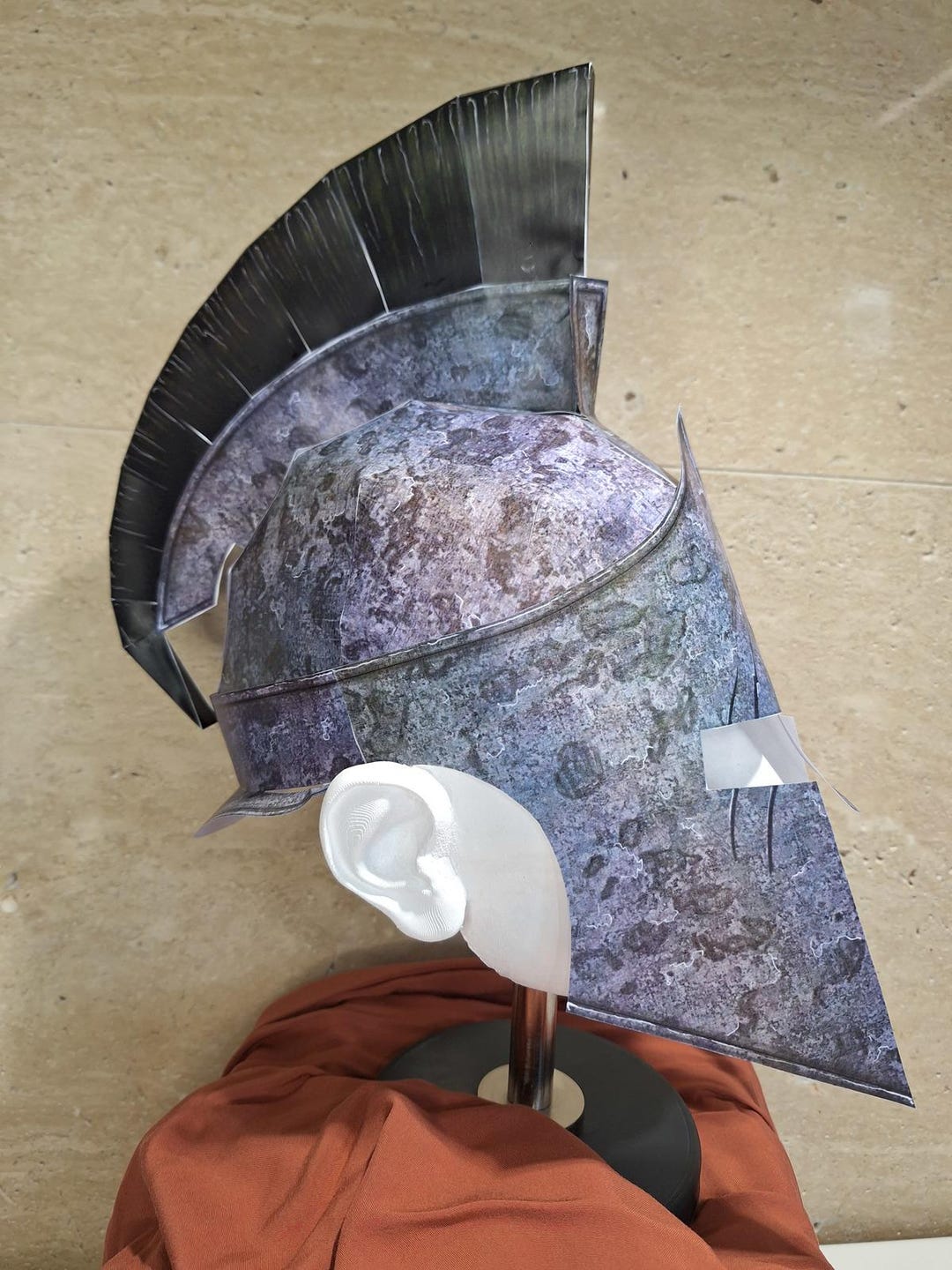 Spartan Helmet Mask Pdf DIY Paper Template - Etsy