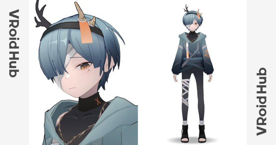 Ready to Use 3D Vtuber Model,vseeface,warudo,vroid Model,vrm Model,boy ...