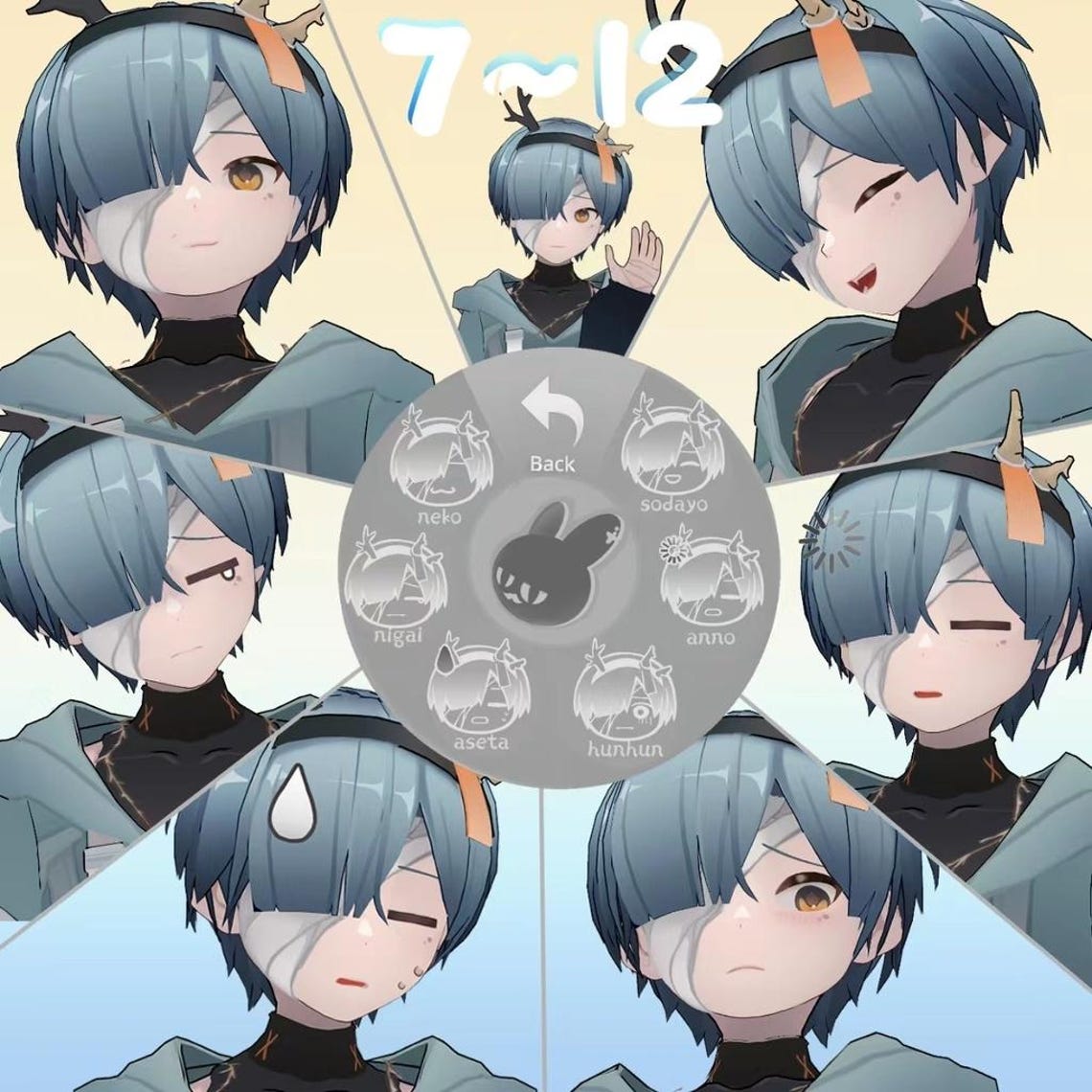 Ready to Use 3D Vtuber Model,vseeface,warudo,vroid Model,vrm Model,boy ...