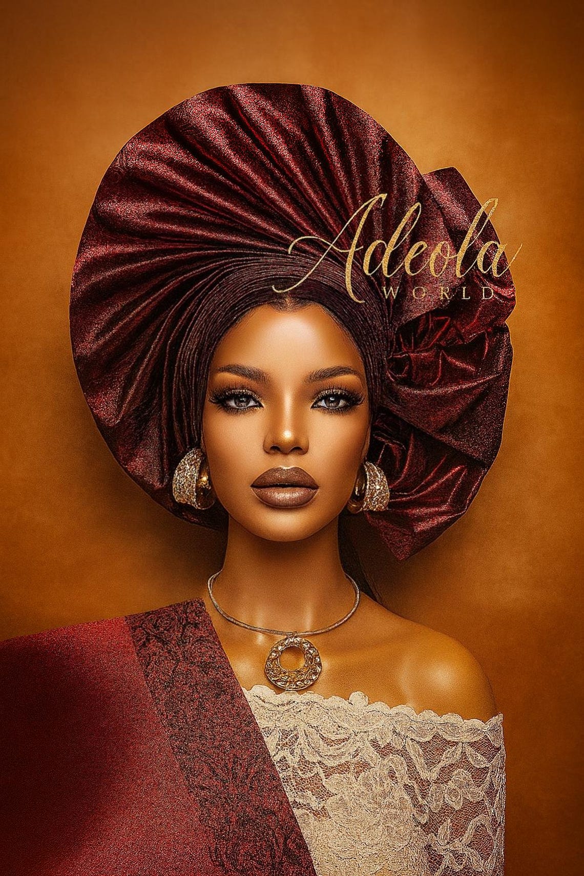 Autogele by Tiwa, African Gele, Pre Styled Head Tie, Auto Gele, Turban ...