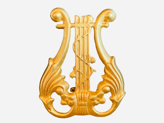 Golden Lyre Instrument