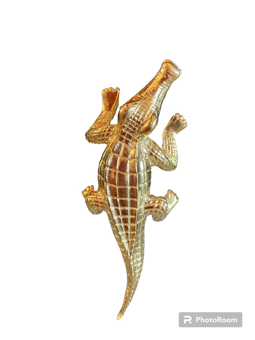 Trifari TM Alligator Pin, Golden Alligator Safari Brooch, Jewelry Lover ...