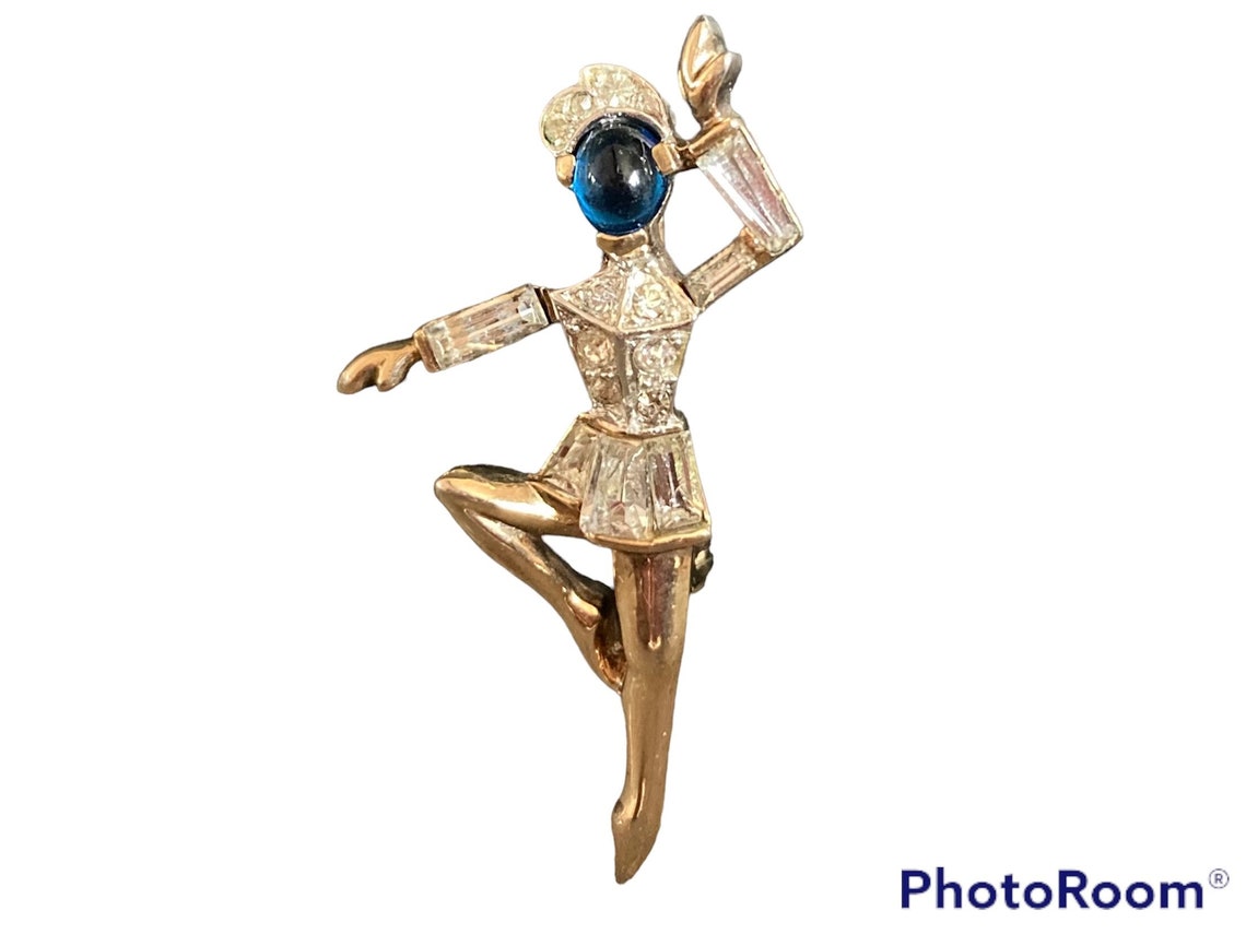 Crown Trifari 'alfred Philippe' Male Ballet Dancer - Etsy