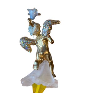 Kirks Folly Angel Shimmer, Crystal Bead Ornament, Fairy Tree Hanging ...