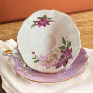 Queen Anne Tea Cup, Bone China Tea Set, Antique Romantic Tea Cup ...