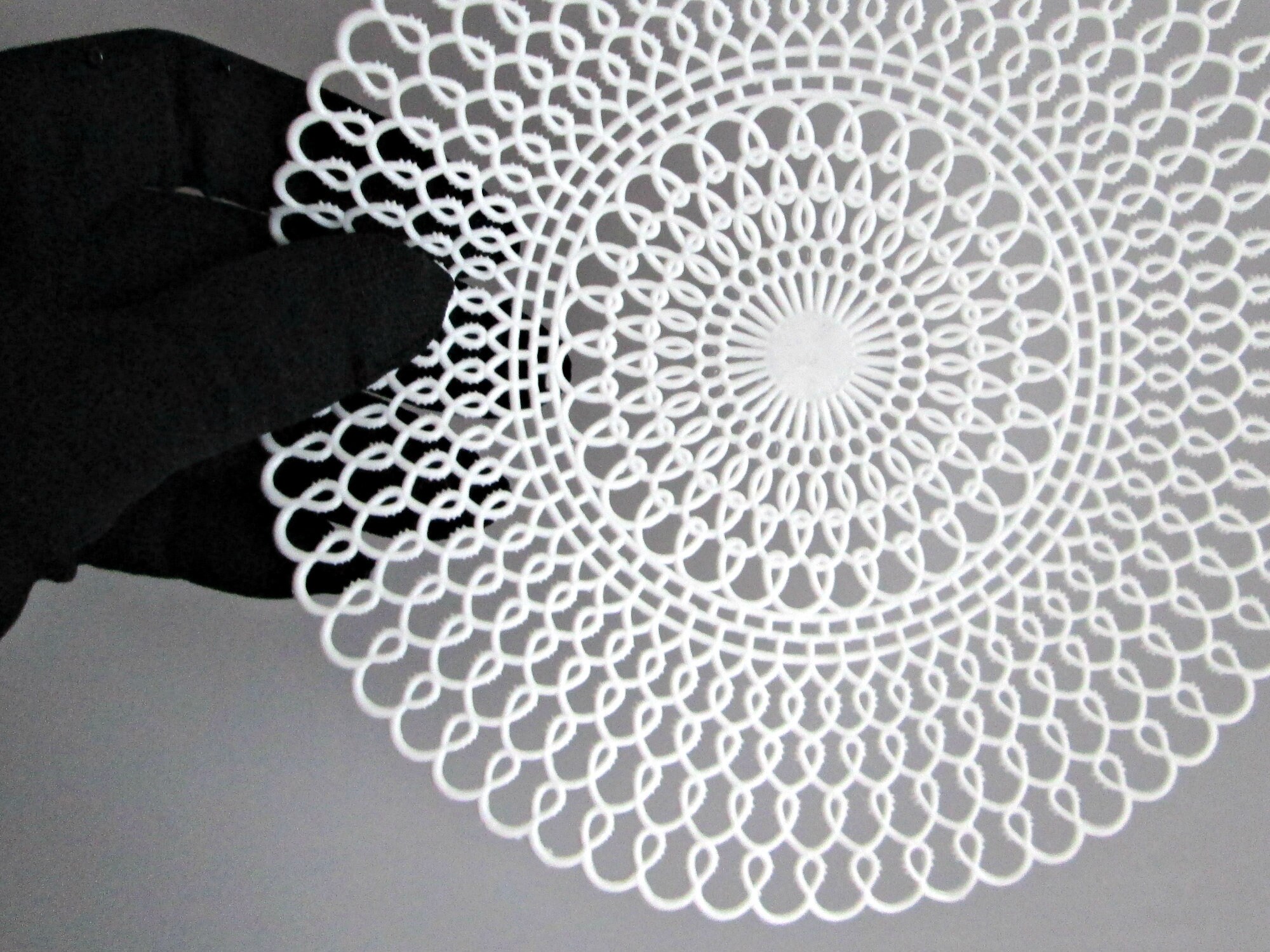 Vintage Plastic Doily Stencil 1 Flexible Reusable 6 Lace | Etsy