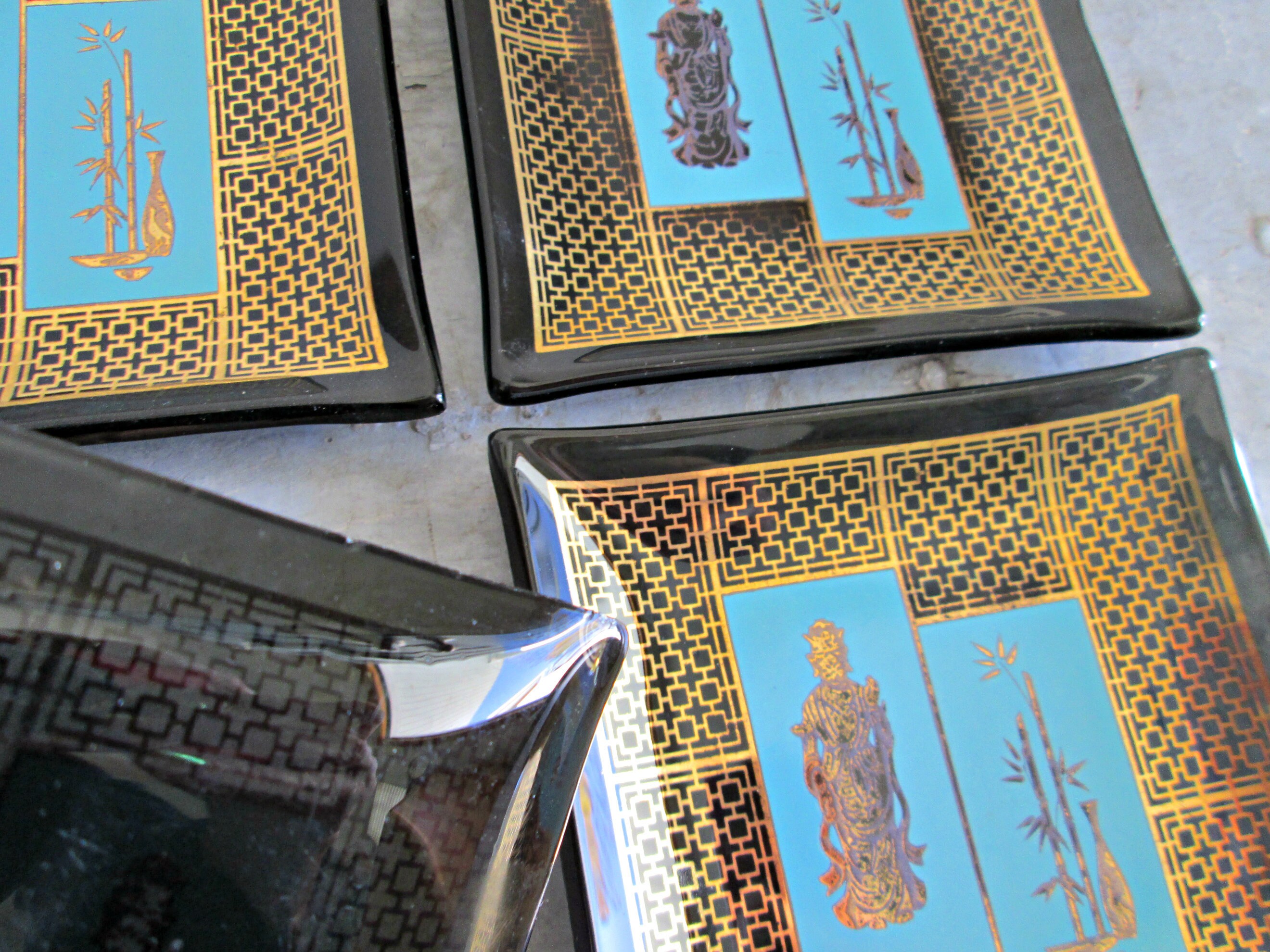 Home & Living Home Décor Decorative Trays Vintage Mid Century Mini ...