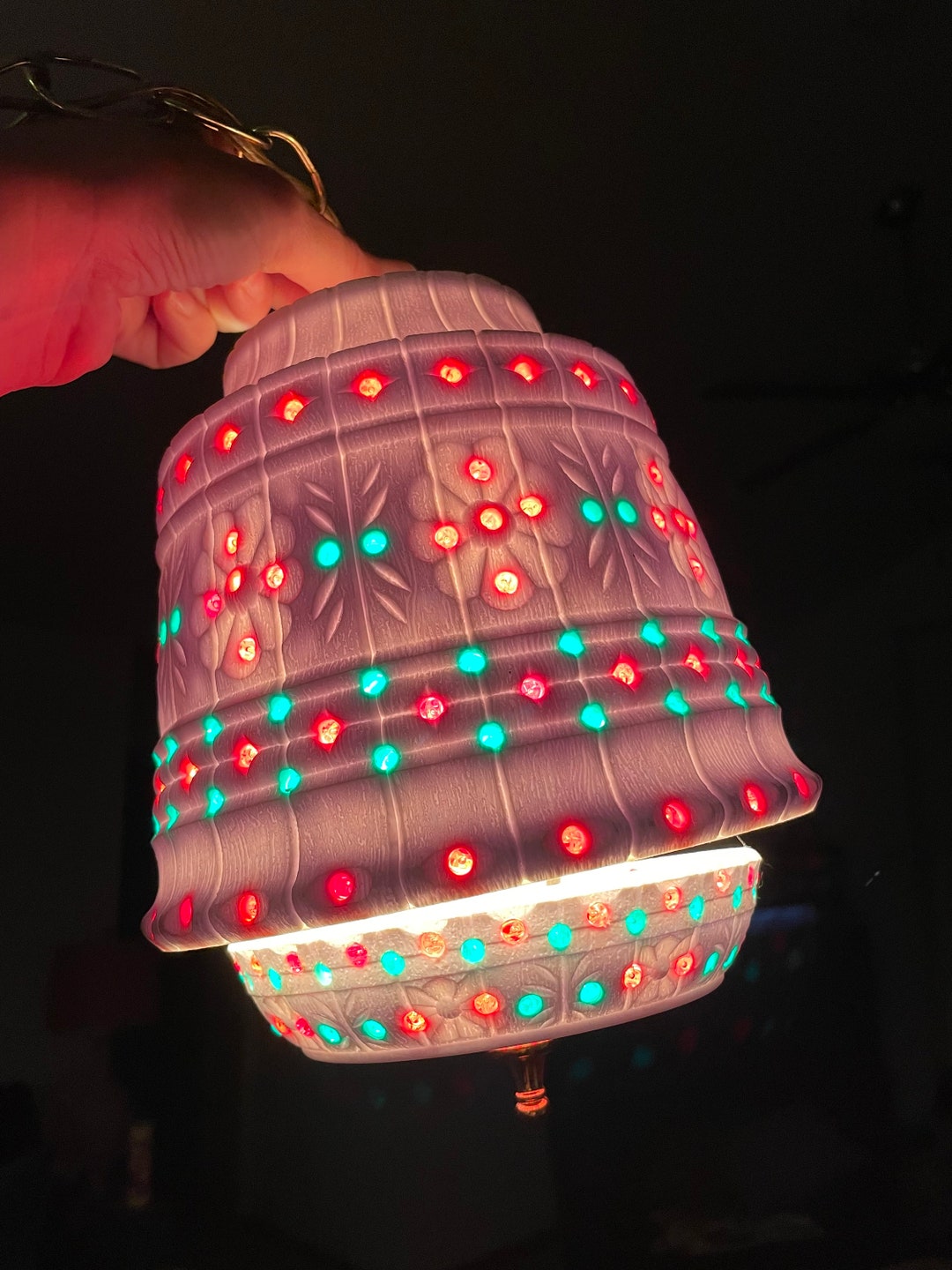 Vintage Swag Pendant Light by Lawnware, Made in U.S.A., Kitschy COOL ...