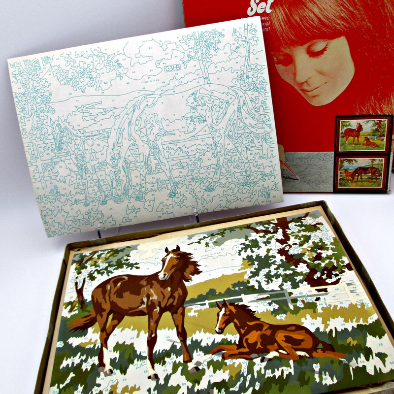 70s Paint by Number - Etsy
