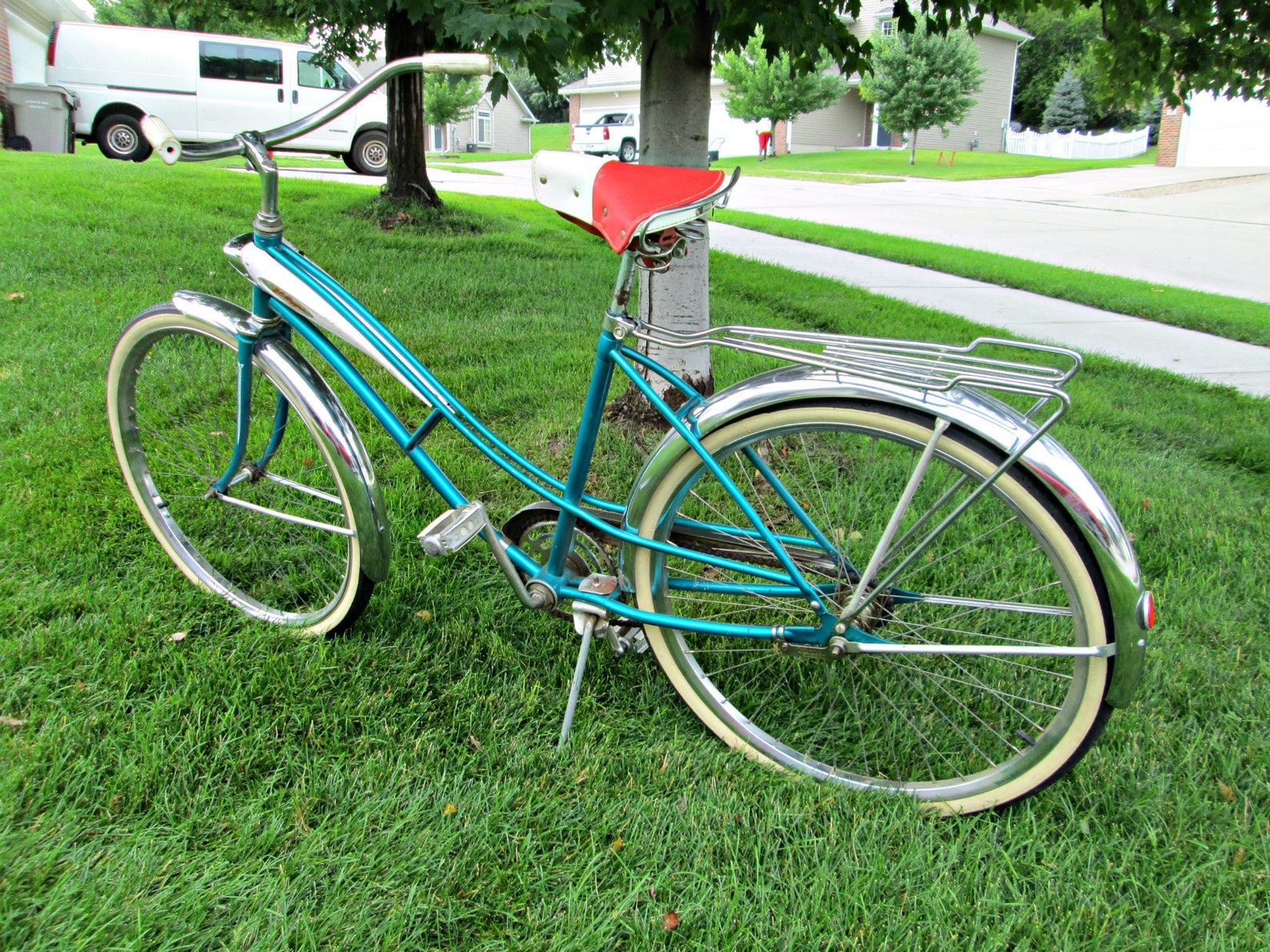 Vintage Bicycle Cruiser, GORGEOUS Mid Century J. C. Higgins Flightliner ...