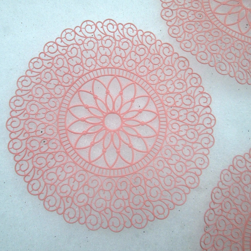 Pink Paper Doilies - Etsy