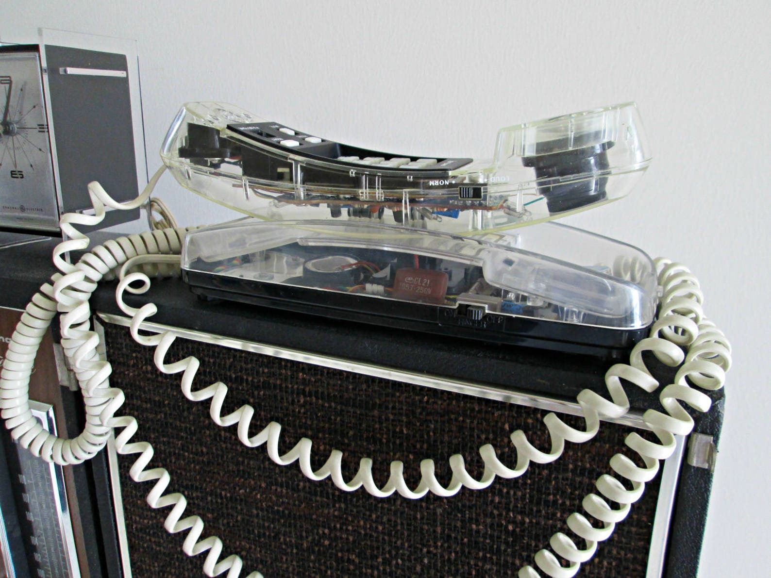 Vintage Clear Telephone Lenoxx Sound Transparent Tech Phone | Etsy