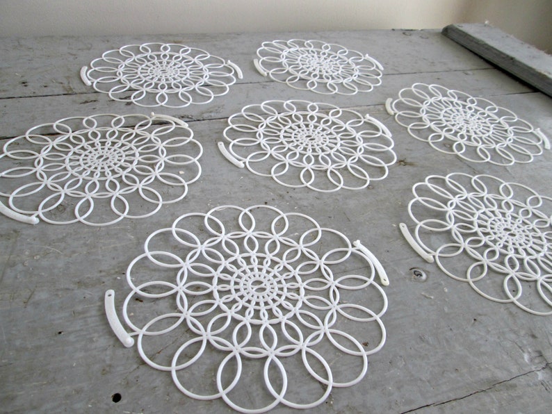 Vintage Plastic Doily Stencil, 1 Flexible 6” Lace Doily TUPPERWARE ...