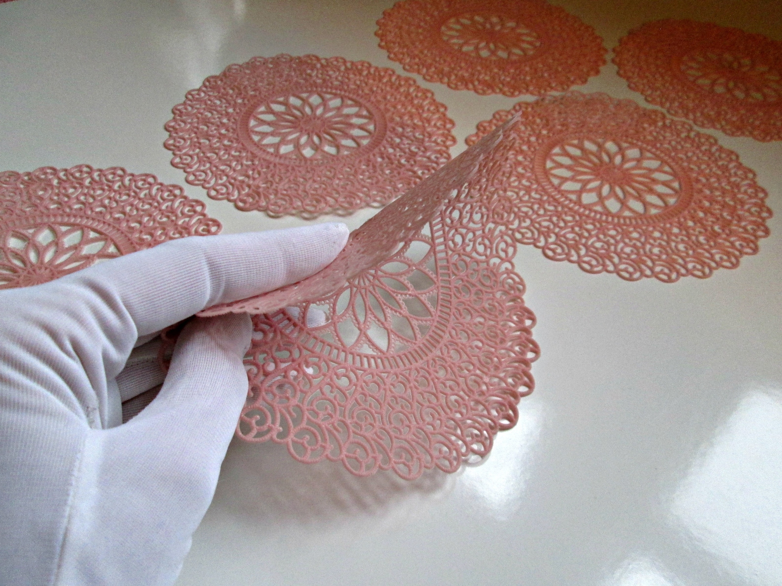 Vintage Plastic Doily Stencil 1 Flexible Reusable 6 Lace | Etsy