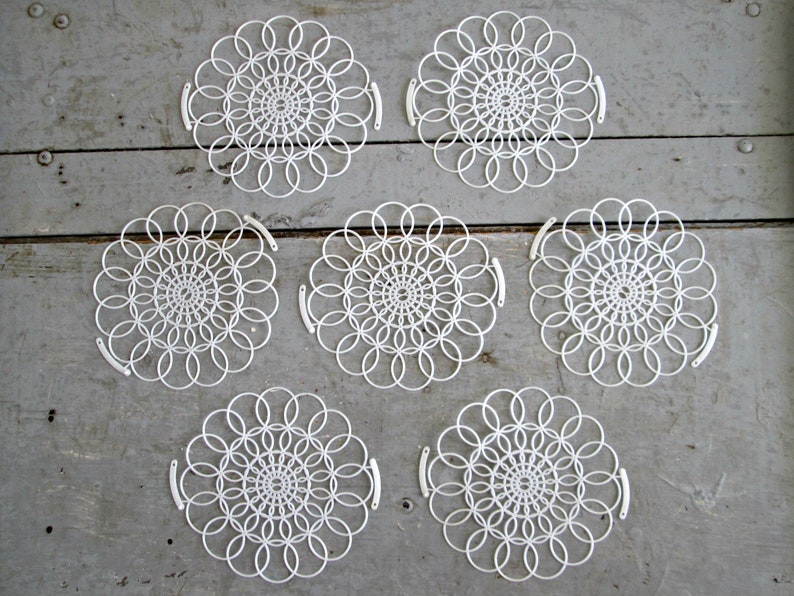 Vintage Plastic Doily Stencil 1 Flexible 6 Lace Doily | Etsy