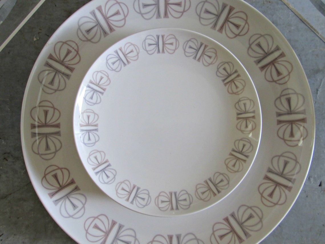 Mid Century Modern Franciscan Whitestone Ware Plate One 1 | Etsy