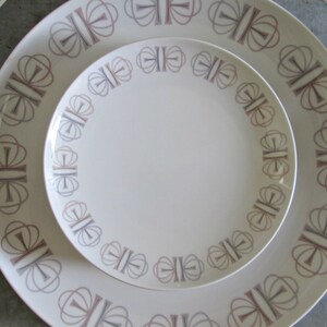 Mid Century Modern Franciscan Whitestone Ware Plate, One (1) BREAD ...