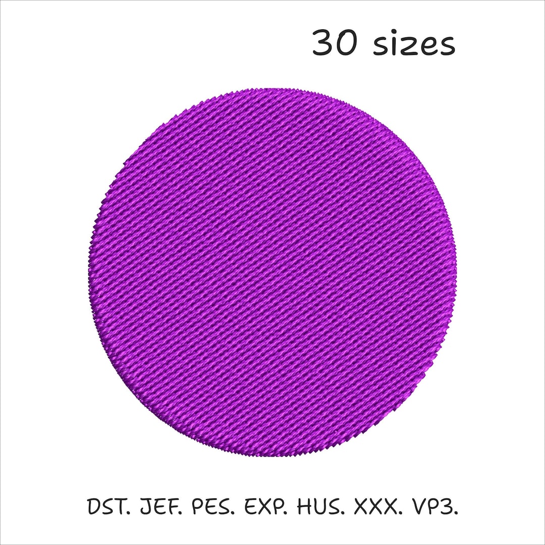 Mini Circles Embroidery Design: Polka Dot Machine Embroidery Pattern ...