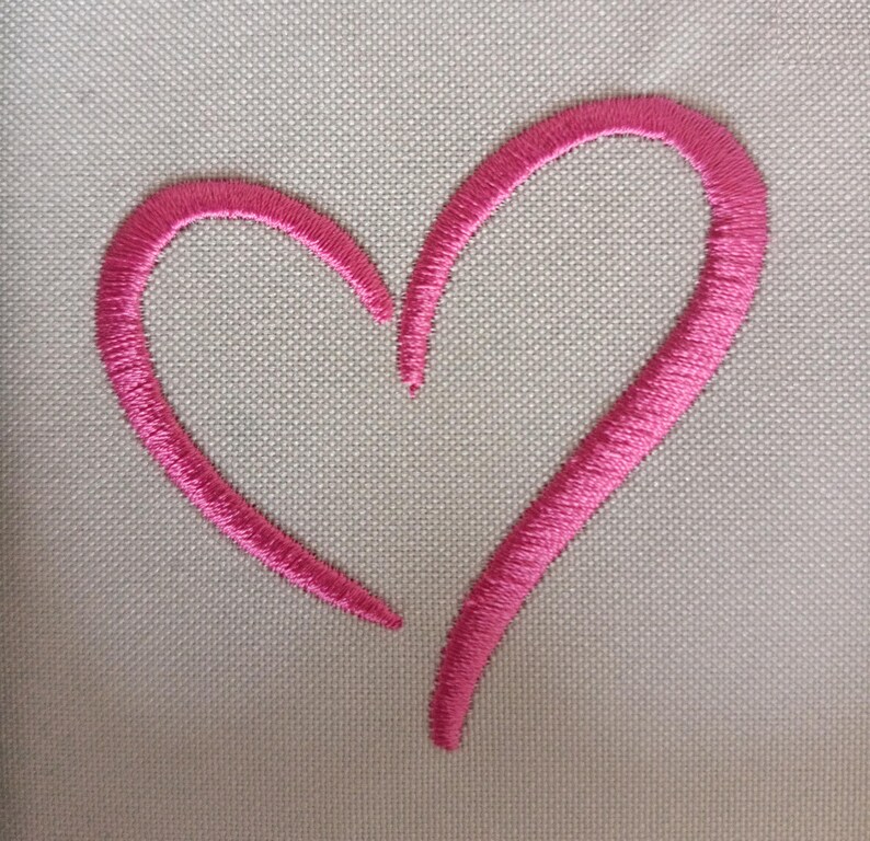 Mini Heart Embroidery Design: Machine Embroidery File (instant Download ...