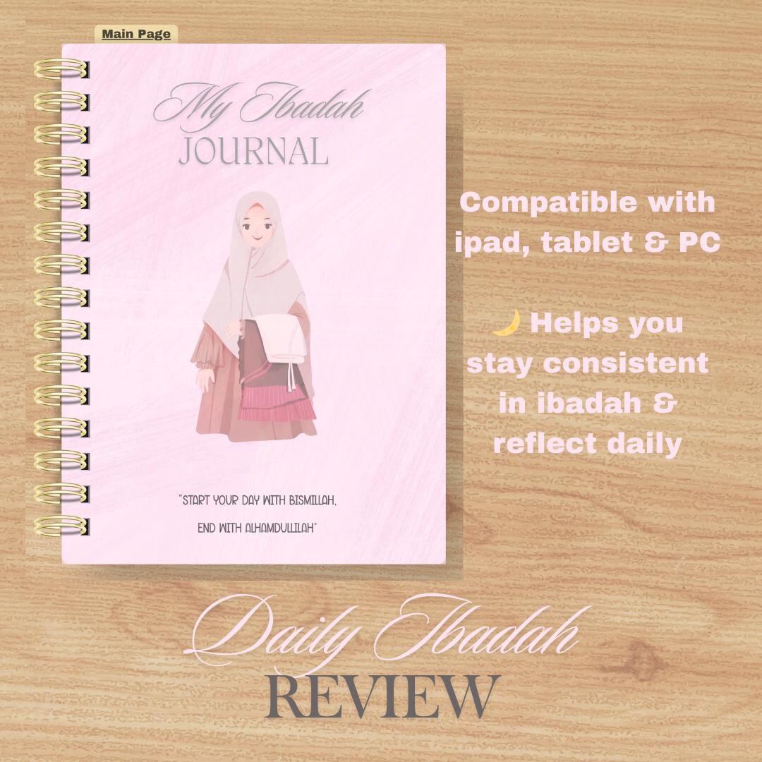 31-day Islamic Ibadah Digital Planner | Daily Worship Tracker ...