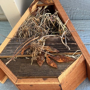 Ready to Ship. Songbird Nesting Box Made of New & Reclaimed Redwood ...
