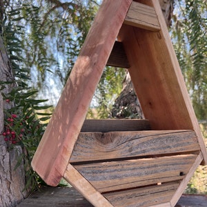 Ready to Ship. Songbird Nesting Box Made of New & Reclaimed Redwood ...
