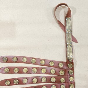 Handcrafted Roman Balteus Belt | Gladiator Leather Belt With Heavy ...