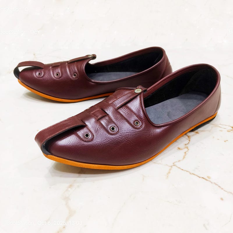 Leather Jutti Mojari Men - Etsy