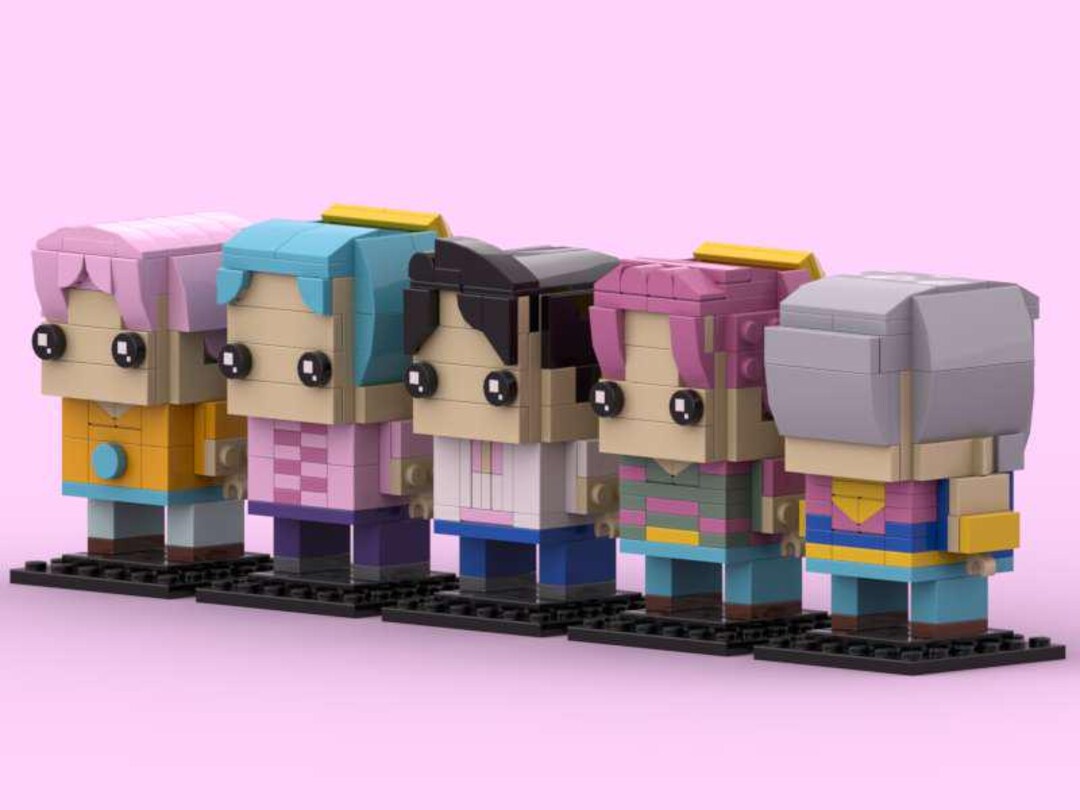 Kpop Demon Hunters Inspired Custom LEGO® Brickheadz™ Kit With Jinu ...