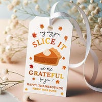 Teacher Appreciation Gift Tag, Thankful + Blessed Fall Thanksgiving ...