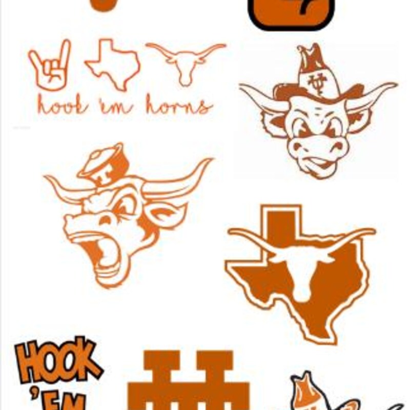Dst Files Texas Longhorns - Etsy