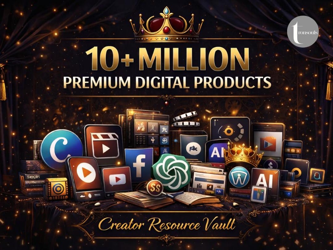 100 Million+ All-in-one Digital Product Bundle | Tronsouls | Resell ...