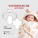 Baby Swaddle Blanket Sewing Pattern – DIY Printable A4 Template ...