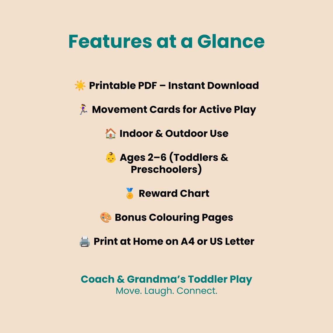 Summer Movement Cards | Printable Toddler Indoor & Outdoor Activities ...