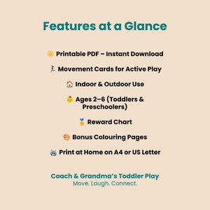 Summer Movement Cards | Printable Toddler Indoor & Outdoor Activities ...