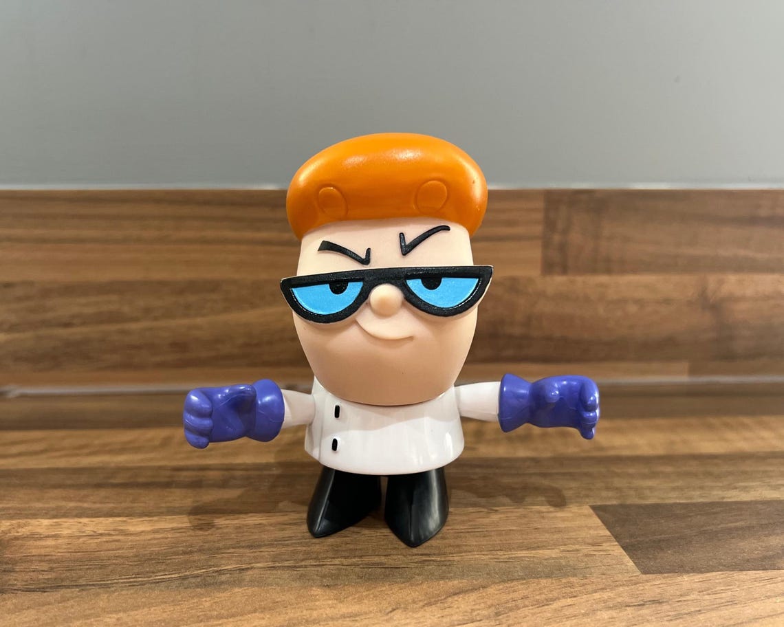 Y2K Dexter’s Laboratory Action Figure • 2000 Cartoon Network Toy ...