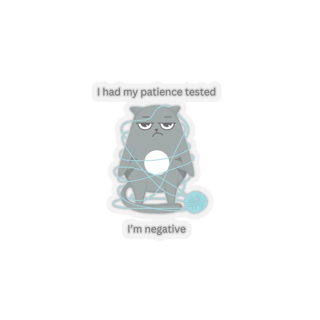 Kiss-cut Stickers Grumpy Cat Sticker Angry Cat Sticker Funny Cat ...