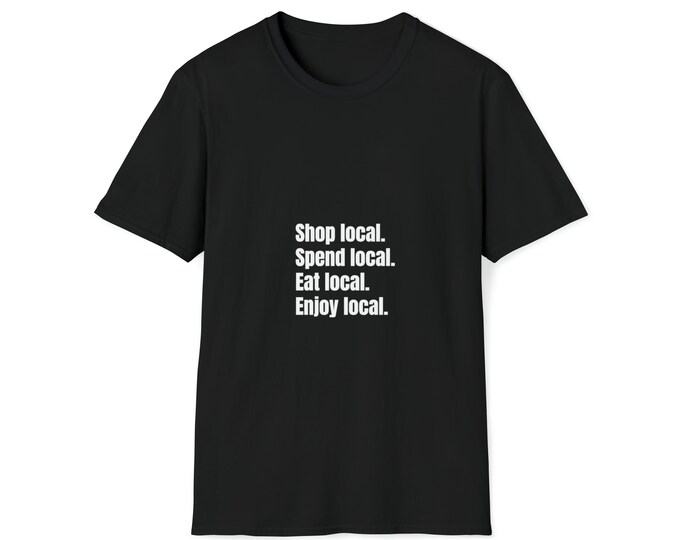 Shop Eat Support Love Local Shirt, Support Local T-shirt, Shop Small ...