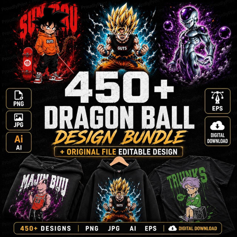 Goku Tshirt Design - Etsy