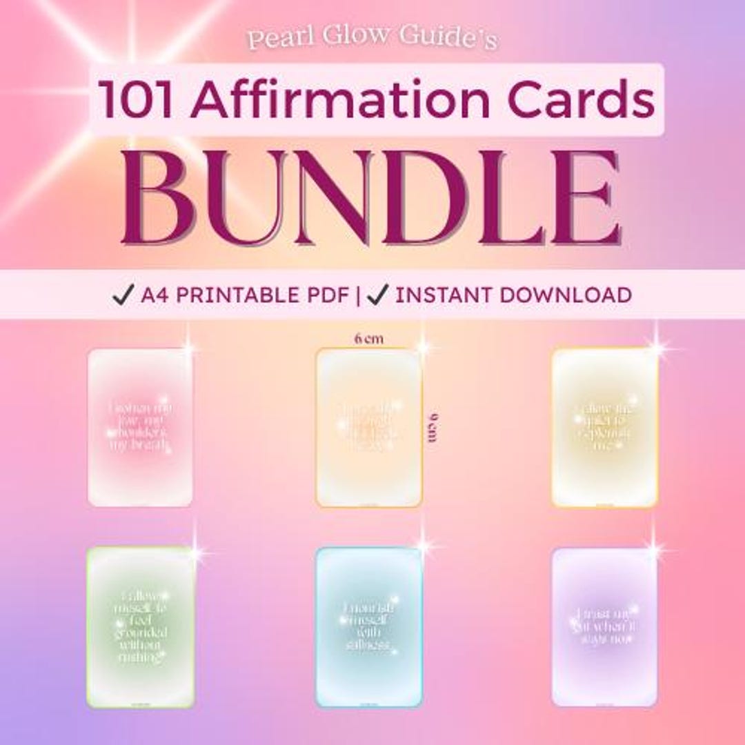 101 Positive Affirmations Personal Growth and Empowerment -printable ...