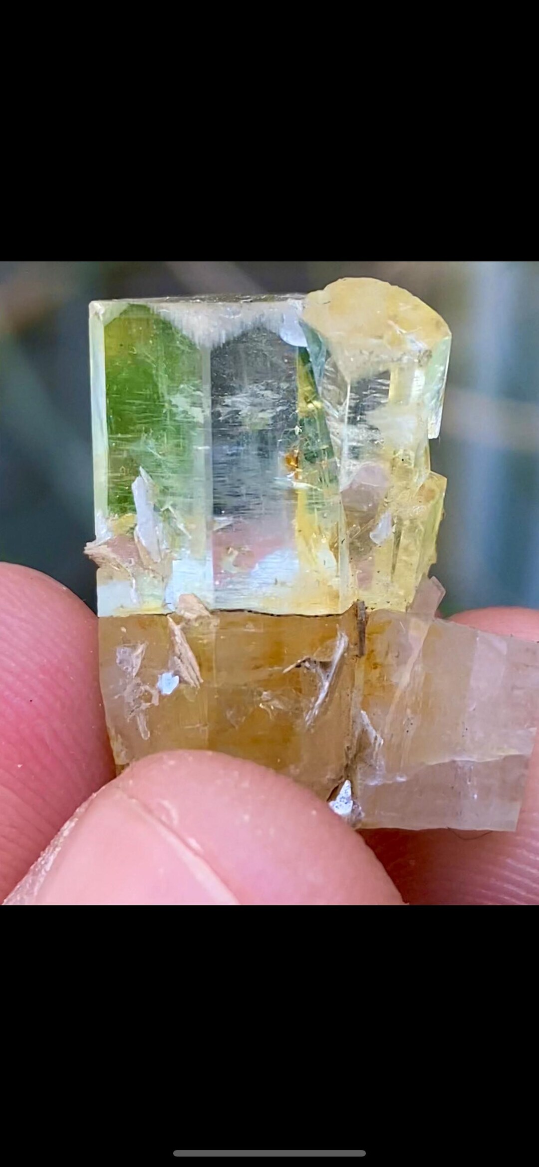 Natural Aquamarine Crystal – 6g Raw Blue Gemstone From Skardu, Pakistan ...