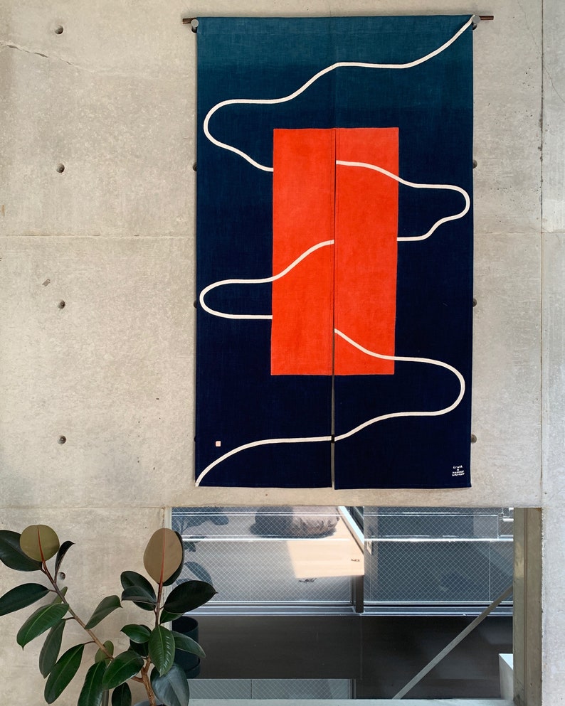 Desire Line Japanese Noren Hanging - Etsy