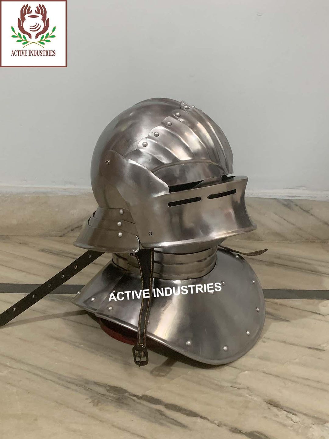 Visored Sallet Helmet With Bevor | Late 15th Century Medieval Armor ...