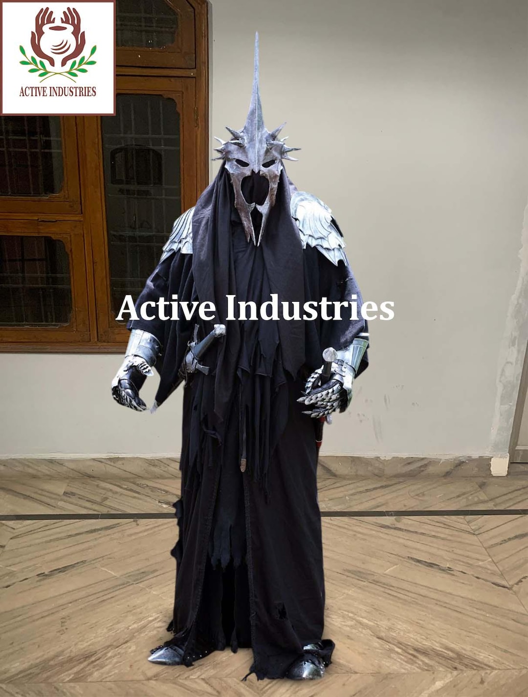 Lord of the Rings Medieval Nazgul Witch King Full Body Armor Cosplay ...