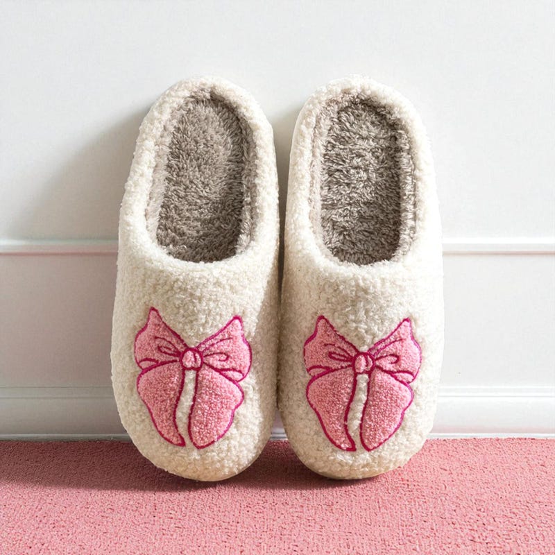 Embroidered Slippers - Etsy